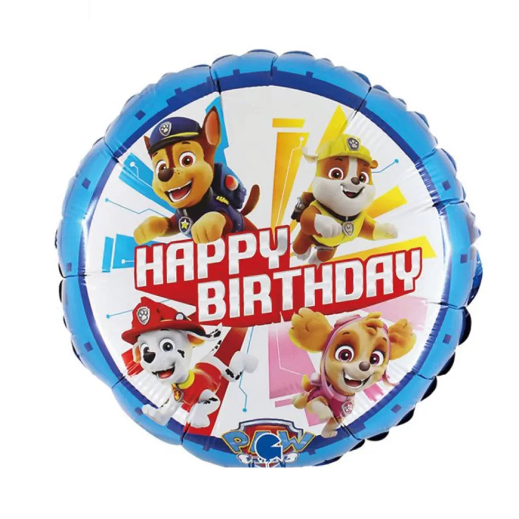 Balão de Alumínio Padrão Patrulha Pata 'Happy Birthday' – Gulodice Cake ...