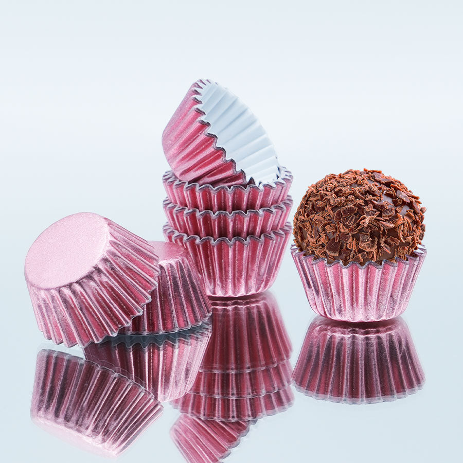 Forma Brigadeiro Metalizada nr.5 Rosa Bebé – Gulodice Cake Design Store