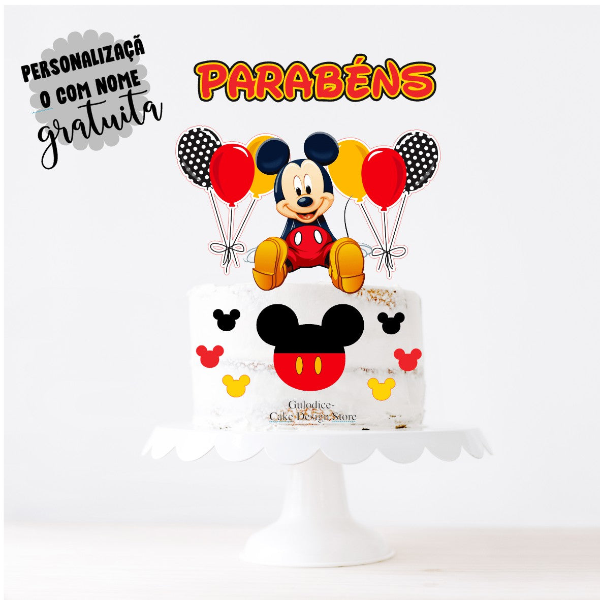 Topo Mickey- Ref. 001 – Gulodice Cake Design Store